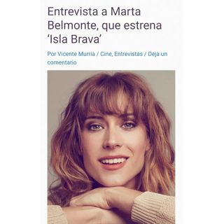 Marta Belmonte - actress - biography, photo, best movies and TV shows