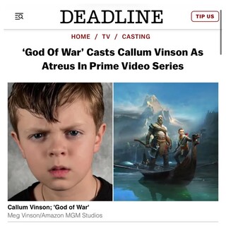 Callum Vinson - actor - biography, photo, best movies and TV shows