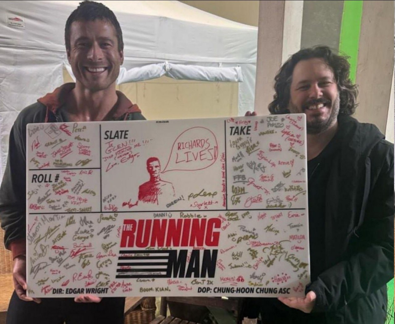 Съёмки - Бегущий человек