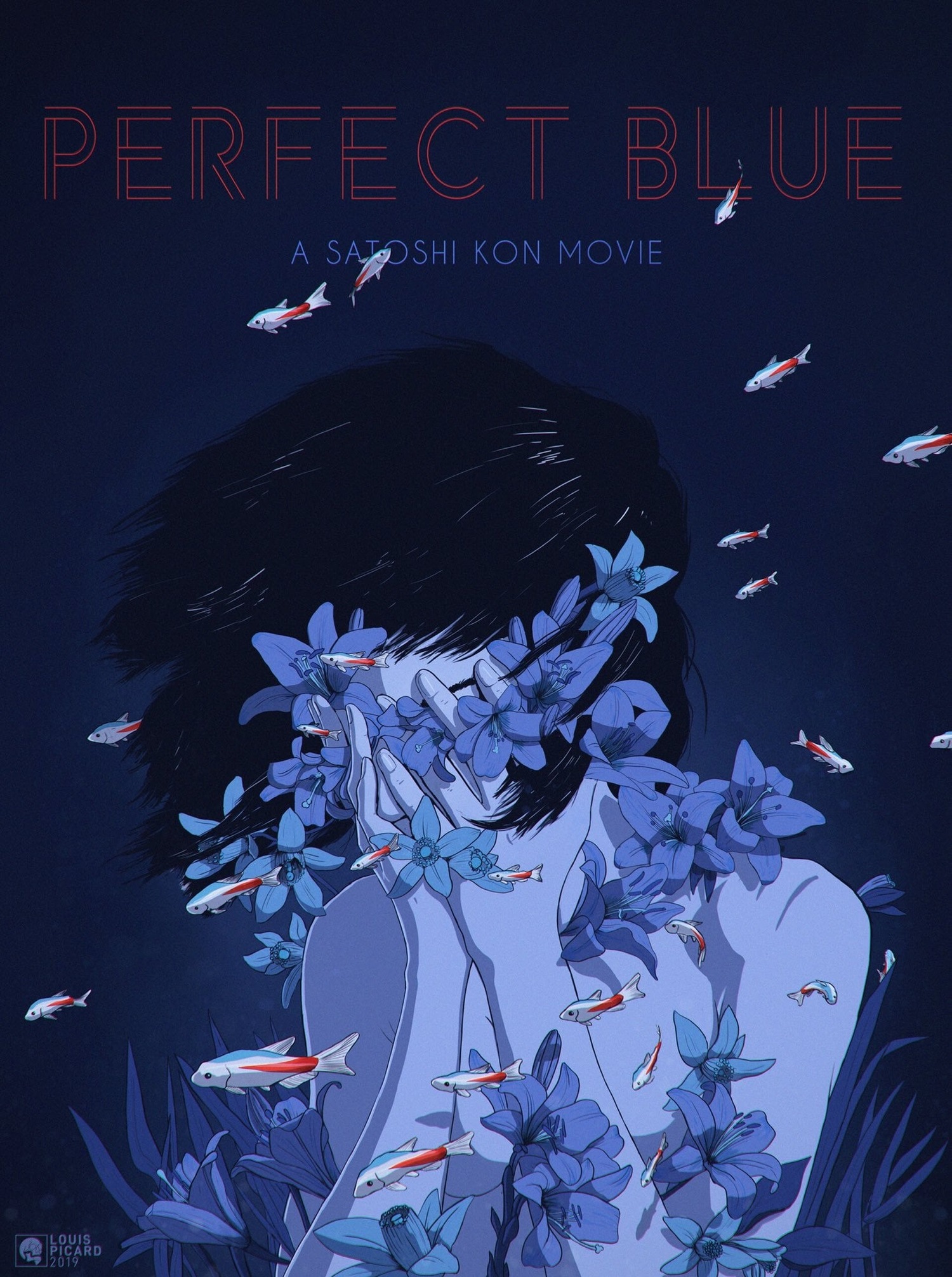 Perfect Blue Japanese Poster