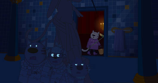 Три кота: Зимние каникулы (мультфильм, 2024)