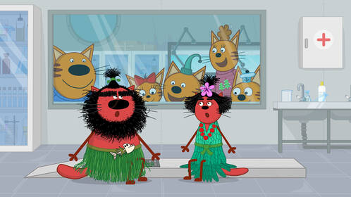 Три кота: Зимние каникулы (мультфильм, 2024)