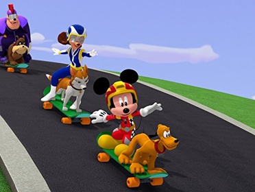 Кадры - Микки и весёлые гонки