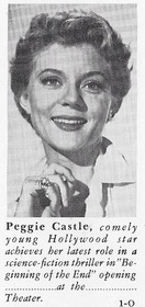 Peggie Castle - actress - biography, photo, best movies and TV shows