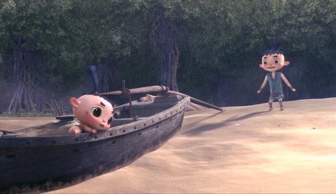 Friends: Naki on the Monster Island (animation movie, 2011)