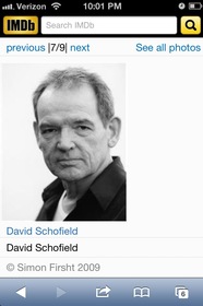 David Schofield - actor, producer