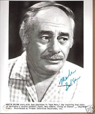 Martin Balsam - actor - biography, photo, best movies and TV shows
